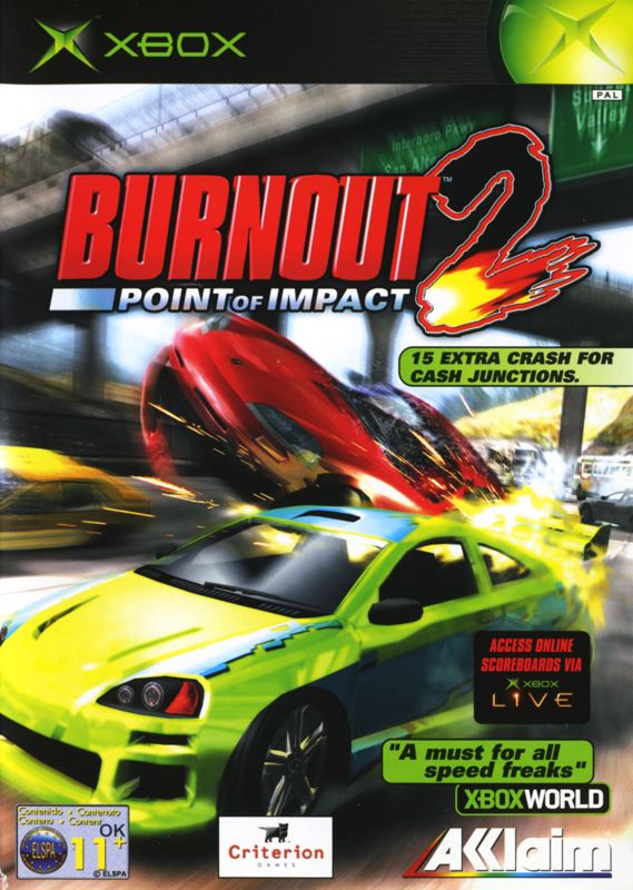 Burnout 2: Point of Impact cover or packaging material - MobyGames