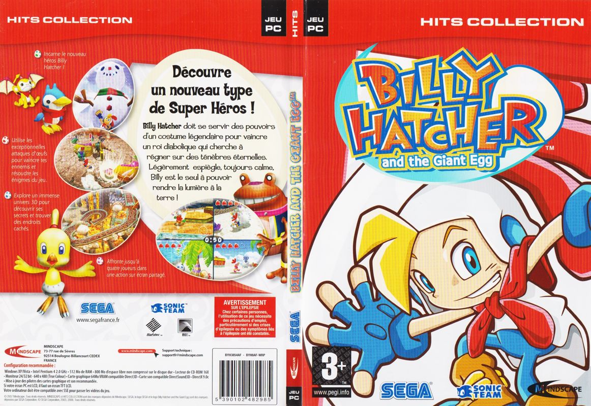 Billy Hatcher and the Giant Egg cover or packaging material - MobyGames