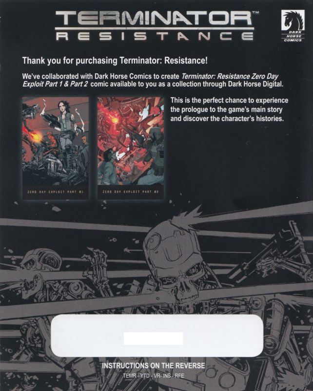 Terminator: Resistance cover or packaging material - MobyGames