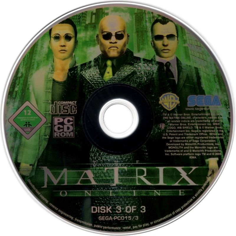 The Matrix Online cover or packaging material - MobyGames