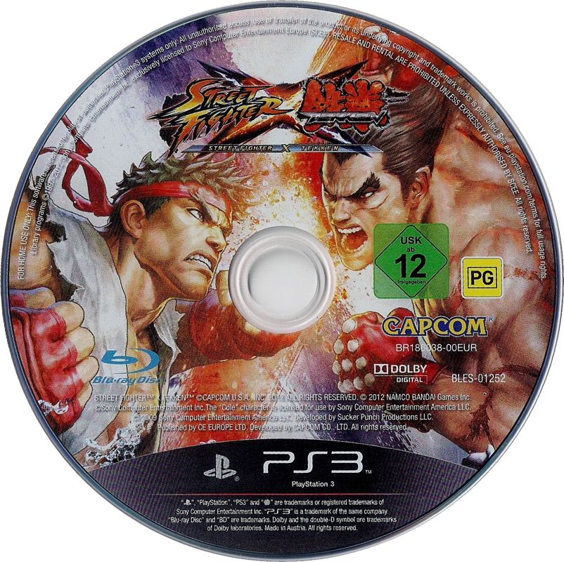Street Fighter X Tekken cover or packaging material - MobyGames