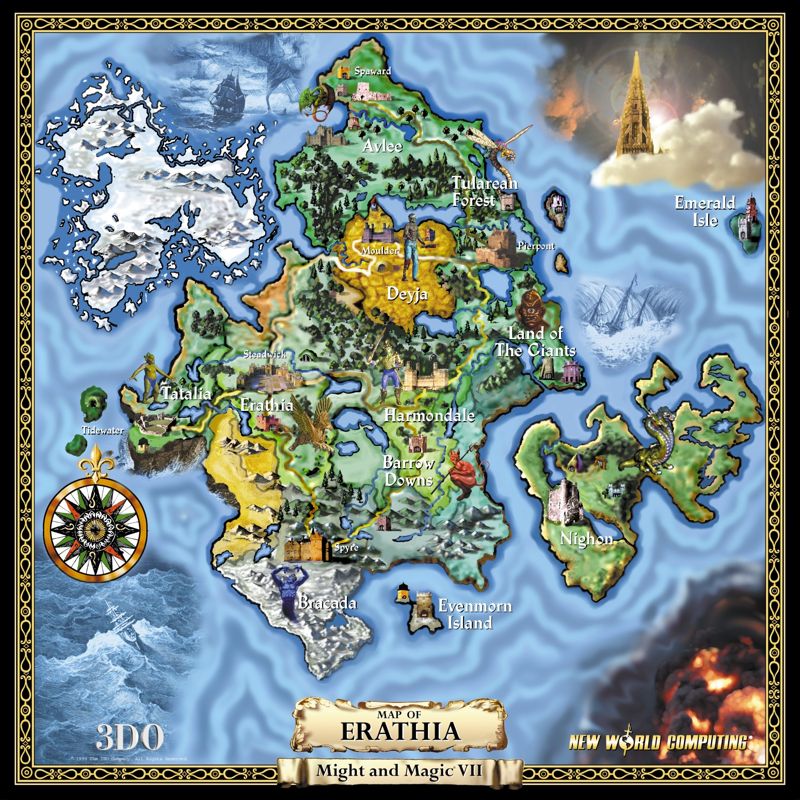 Might and Magic VII: For Blood and Honor cover or packaging material ...