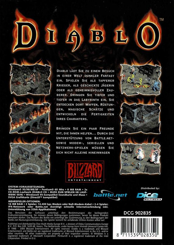 Diablo cover or packaging material - MobyGames