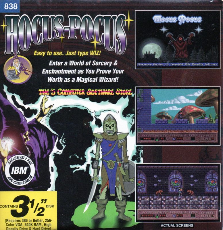 Hocus Pocus cover or packaging material - MobyGames