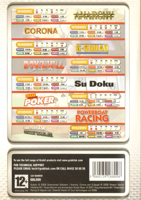 Ultimate Gamer Multidisc cover or packaging material - MobyGames