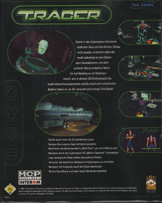 Tracer cover or packaging material - MobyGames