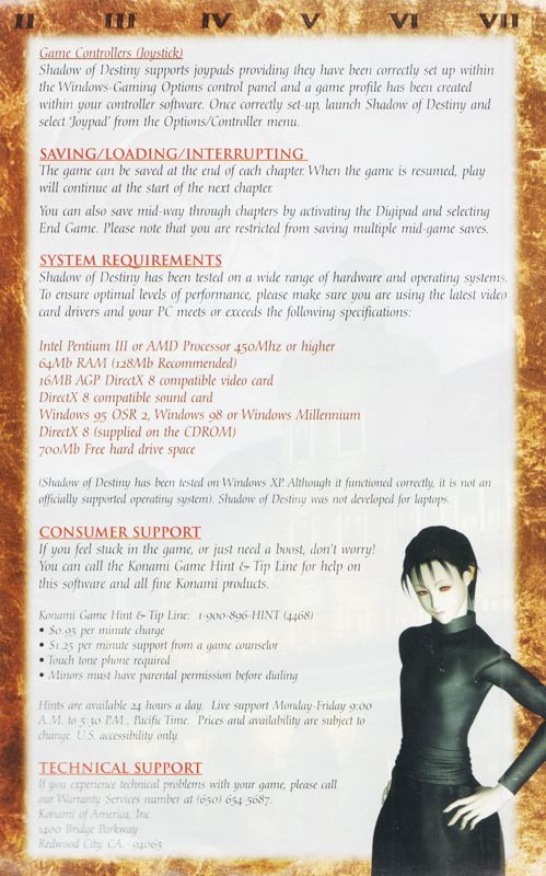 Shadow of Destiny cover or packaging material - MobyGames