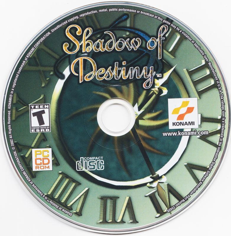 Shadow of Destiny cover or packaging material - MobyGames