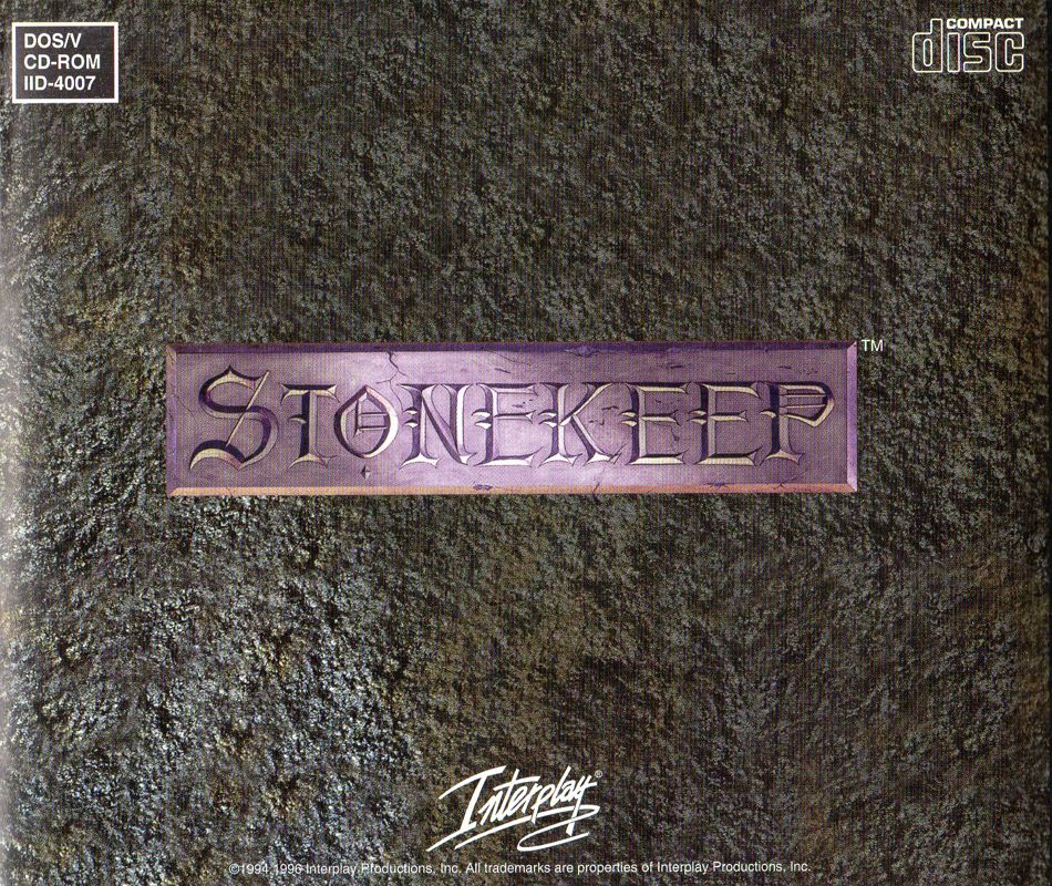 Stonekeep cover or packaging material - MobyGames