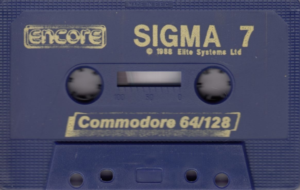 Sigma 7 cover or packaging material - MobyGames