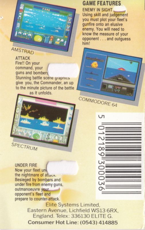 Battleship cover or packaging material - MobyGames