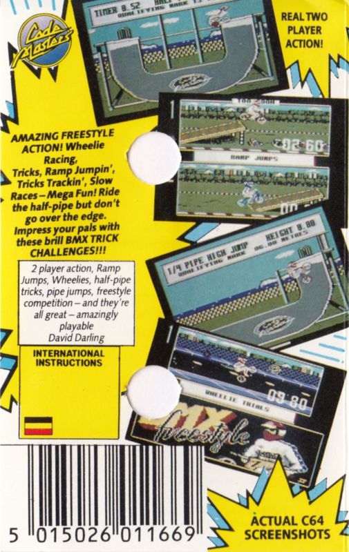 BMX Freestyle cover or packaging material - MobyGames