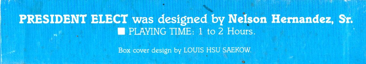 President Elect: 1988 Edition cover or packaging material - MobyGames