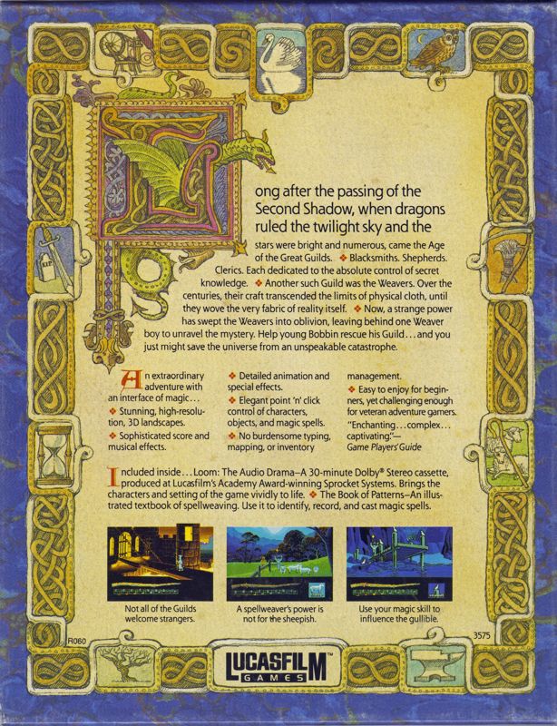 Loom cover or packaging material - MobyGames