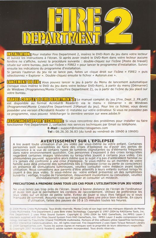 Firefighter Command: Raging Inferno cover or packaging material - MobyGames