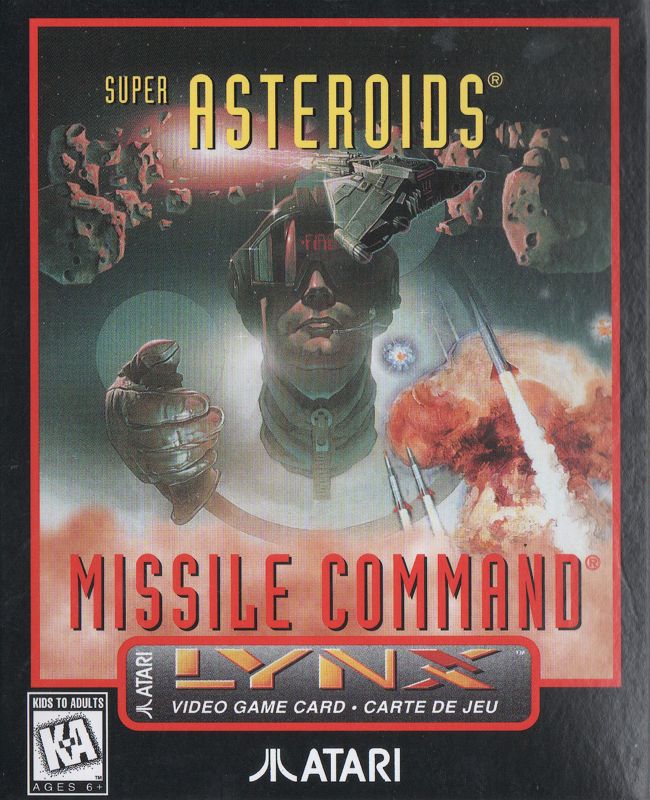 Super Asteroids and Missile Command box covers - MobyGames