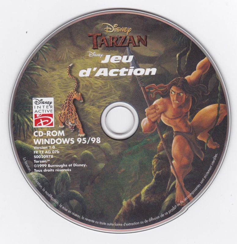 Disney's Tarzan cover or packaging material - MobyGames