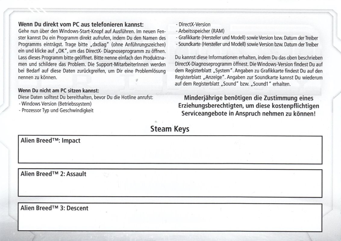 Alien Breed Trilogy cover or packaging material - MobyGames