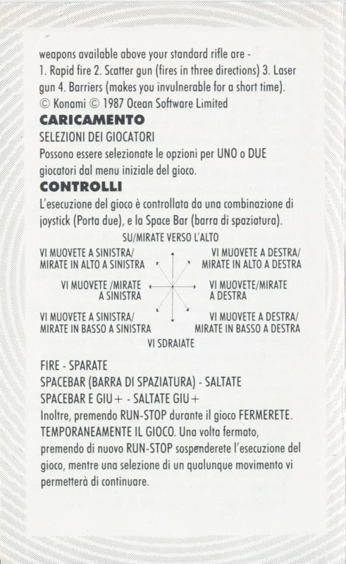 Contra cover or packaging material - MobyGames