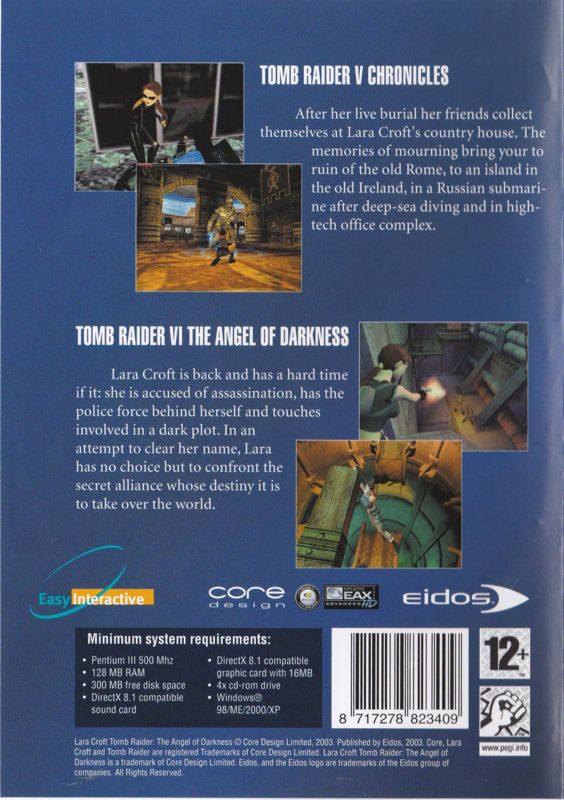 Lara Croft: Tomb Raider Collection cover or packaging material - MobyGames