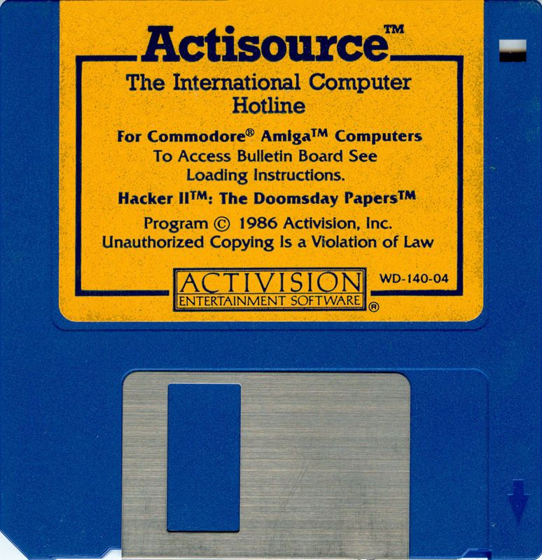 Hacker II: The Doomsday Papers cover or packaging material - MobyGames