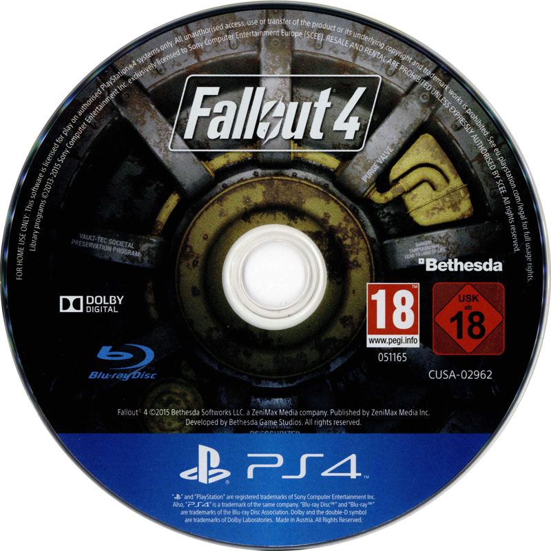 Fallout 4 cover or packaging material - MobyGames