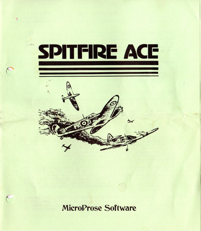 Spitfire Ace cover or packaging material - MobyGames
