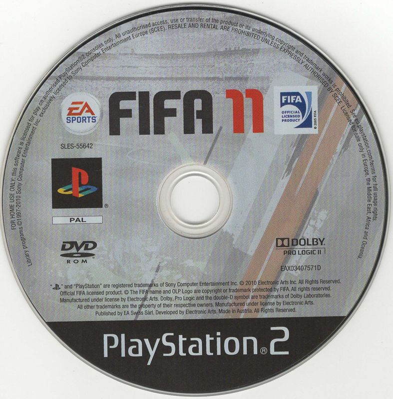 FIFA Soccer 11 cover or packaging material - MobyGames