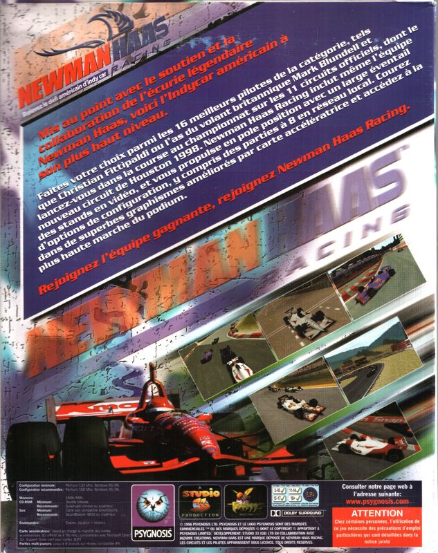 Newman Haas Racing cover or packaging material - MobyGames