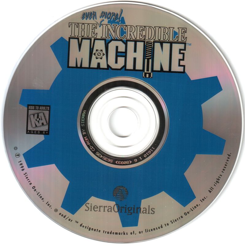 The Even More! Incredible Machine cover or packaging material - MobyGames