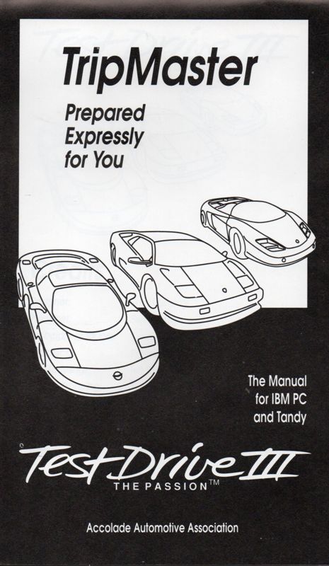 Test Drive III: The Passion cover or packaging material - MobyGames