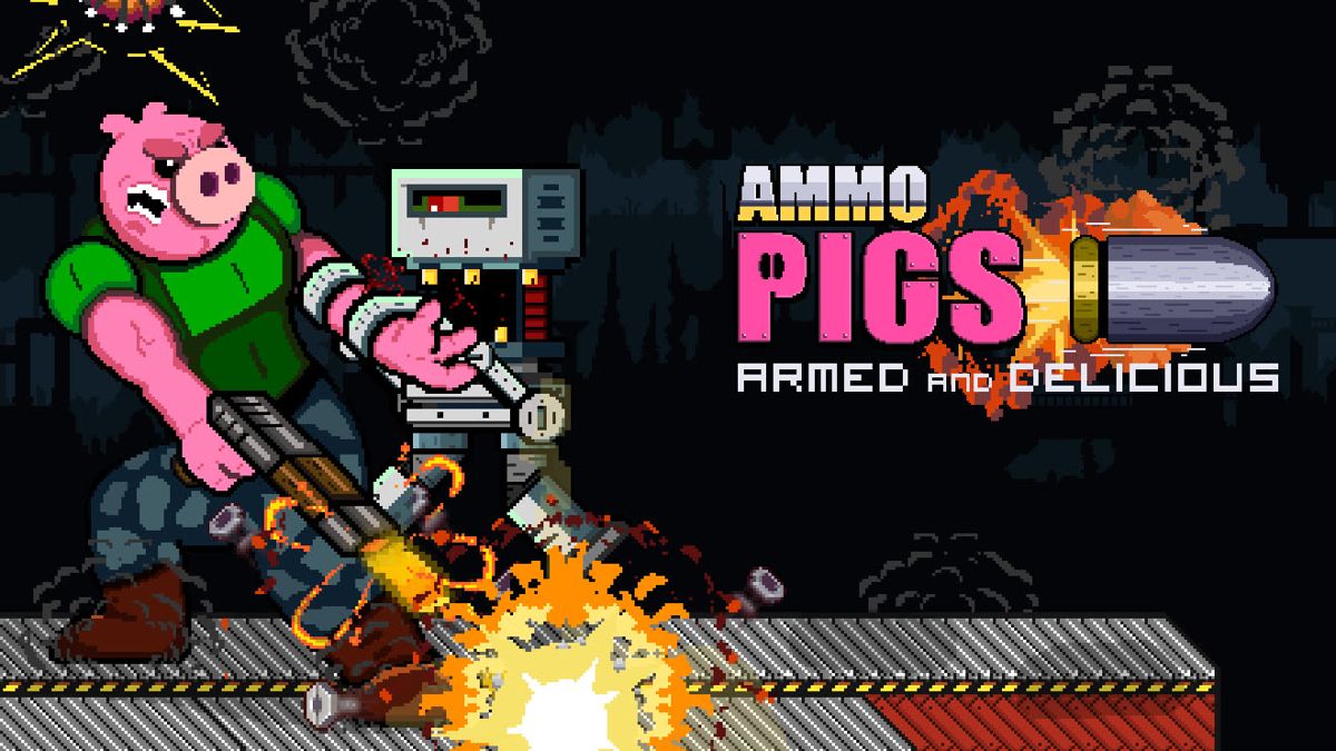 Ammo Pigs: Armed and Delicious cover or packaging material - MobyGames