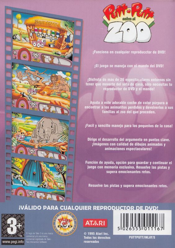 Putt-Putt Saves the Zoo cover or packaging material - MobyGames