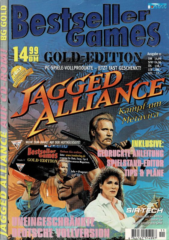 Jagged Alliance cover or packaging material - MobyGames