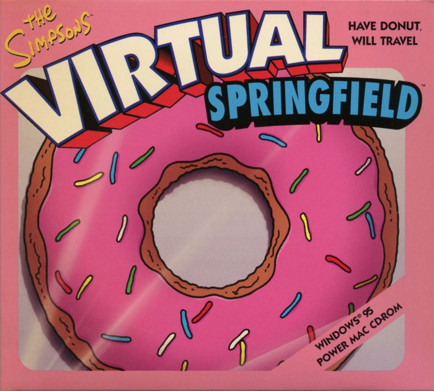 The Simpsons: Virtual Springfield cover or packaging material - MobyGames