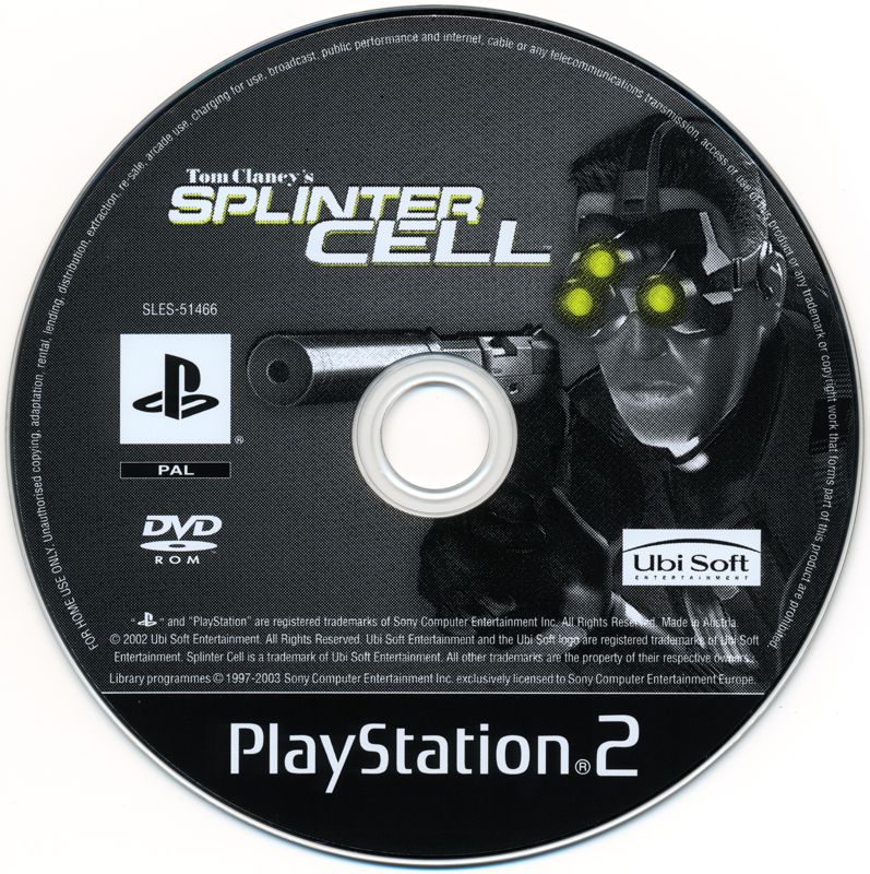 Tom Clancy's Splinter Cell cover or packaging material - MobyGames