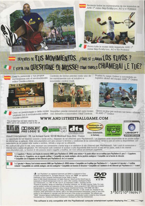 AND 1 Streetball cover or packaging material - MobyGames
