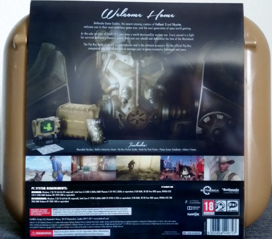 Fallout 4 (Pip-Boy Edition) cover or packaging material - MobyGames