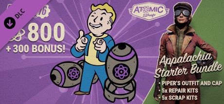 Fallout 76: 800 (+300 Bonus!) Atoms - Appalachia Starter Bundle (2020 ...
