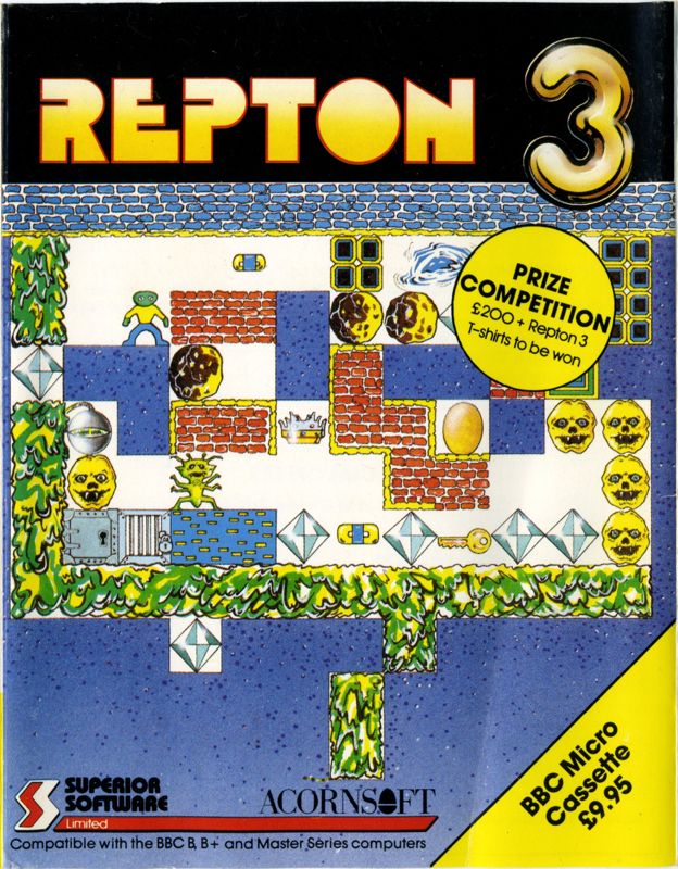 Repton 3 (1986) - MobyGames