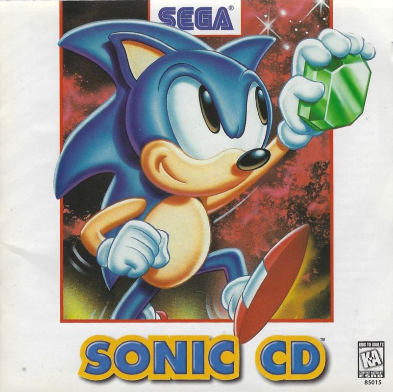 Sonic CD cover or packaging material - MobyGames