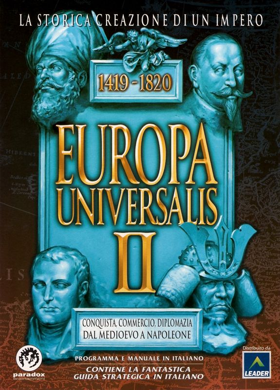 Europa Universalis II cover or packaging material - MobyGames