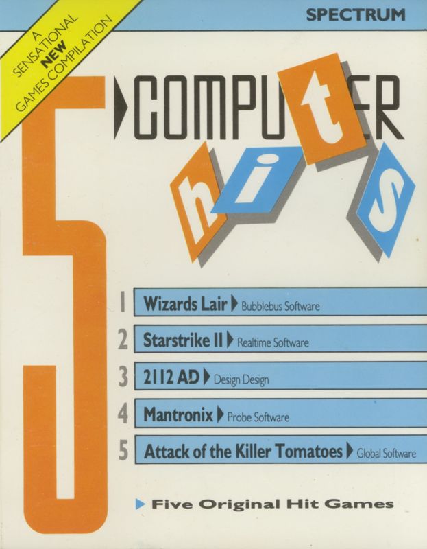 5 Computer Hits (1987) - MobyGames