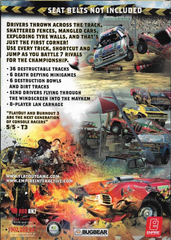 FlatOut cover or packaging material - MobyGames