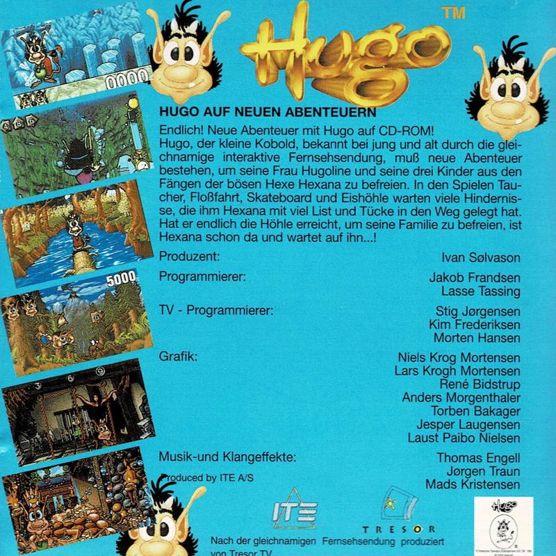 Hugo cover or packaging material - MobyGames