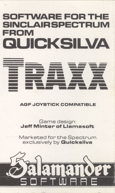 Traxx cover or packaging material - MobyGames