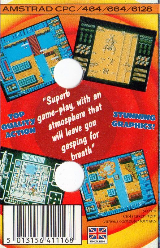 The Vindicator! cover or packaging material - MobyGames