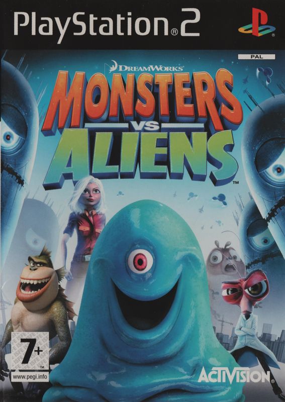Monsters vs. Aliens cover or packaging material - MobyGames