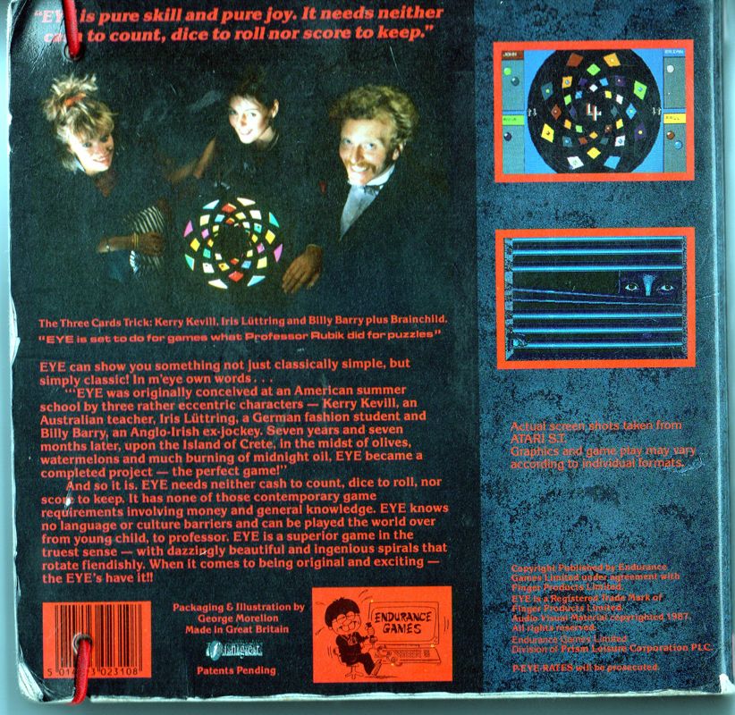 Eye cover or packaging material - MobyGames