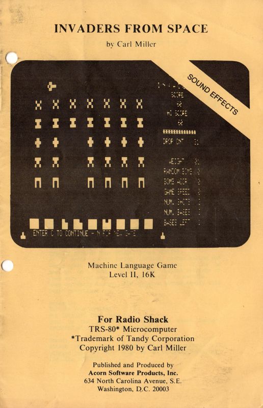 Invaders from Space (1980) - MobyGames